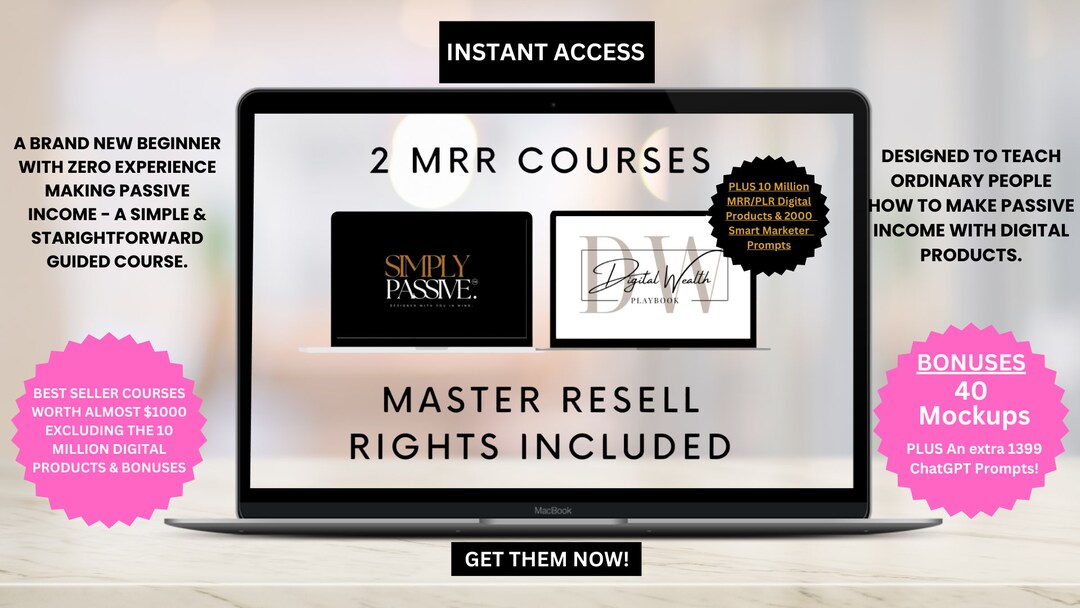 Simply Passive & Digital Wealth Playbook Courses With MRR by ...