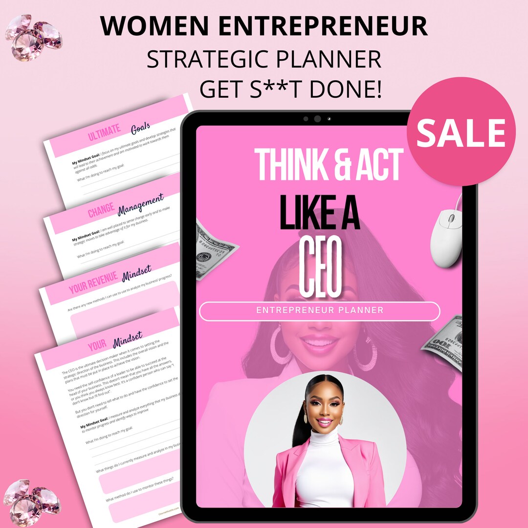 Women Entrepreneur Planner by Generational Luxury• Done for You Ebook ...