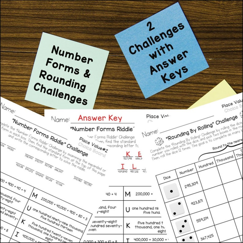 4th Grade Math Choice Boards Place Value Activities - Etsy