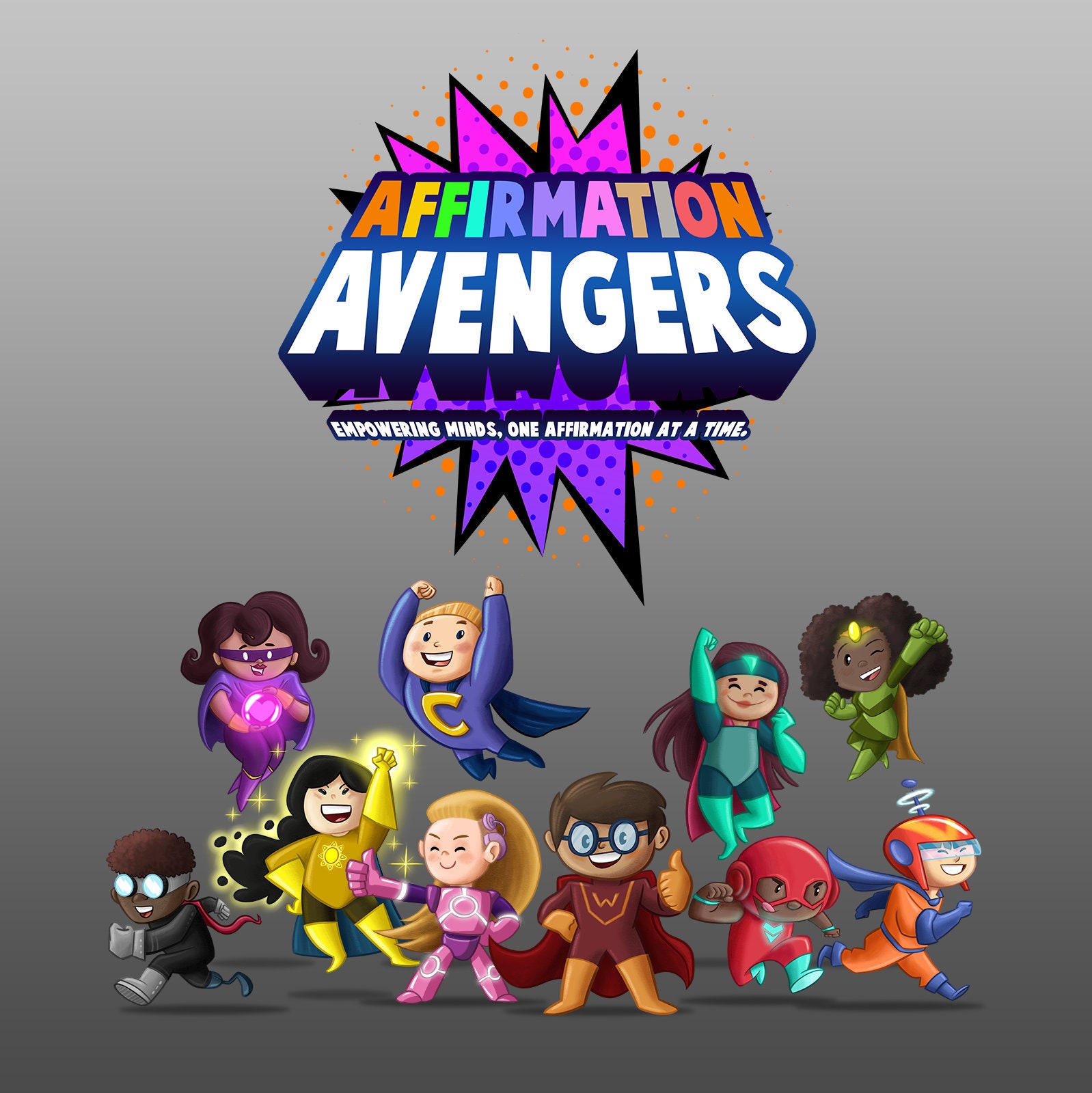 Affirmation Avengers Graphic T-shirt Front Pocket and Back Design SEL ...