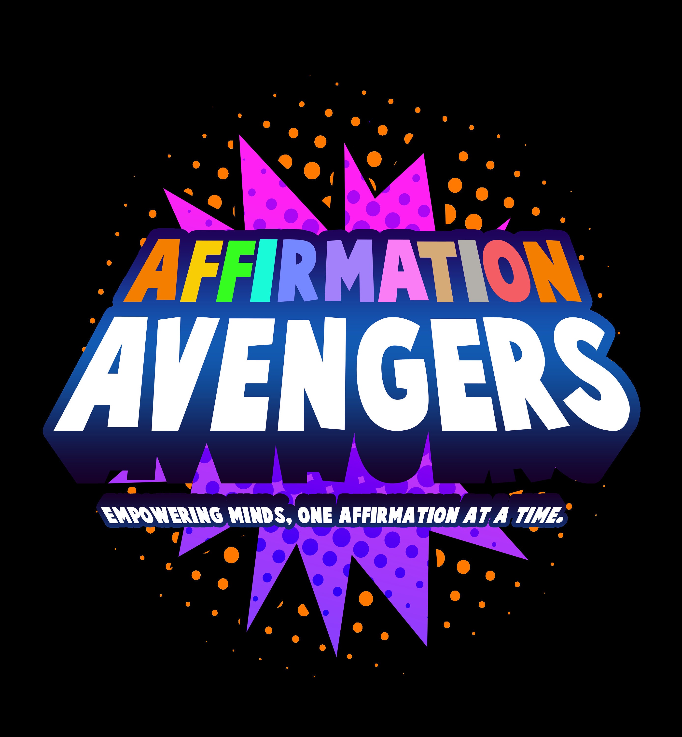 Affirmation Avengers Graphic T-shirt Front Pocket and Back Design SEL ...