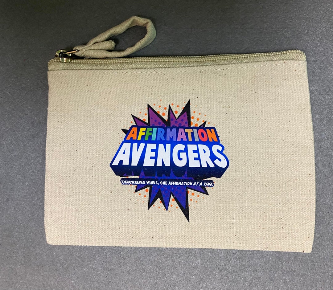 Affirmation Avengers Coin Bag SEL, Self-love, & Self-esteem Support - Etsy