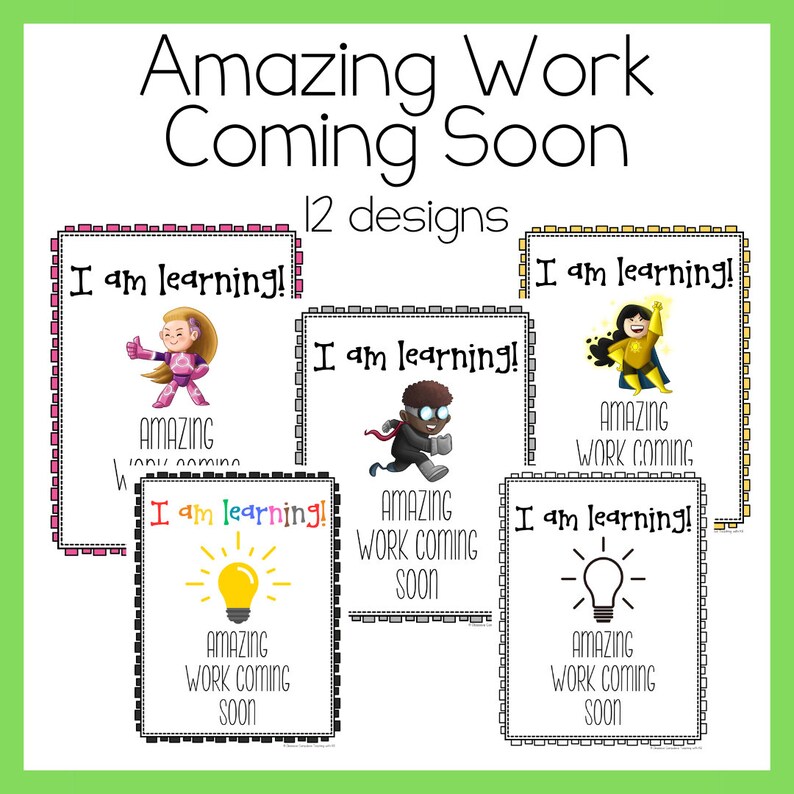 Affirmation Avengers Welcome Banner and Bulletin Board Set SEL, Self ...