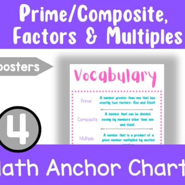 Math Anchor Charts 4th Grade - Etsy
