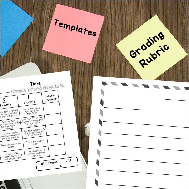 2nd Grade Math Choice Boards- Time- Practice and Activities - Etsy