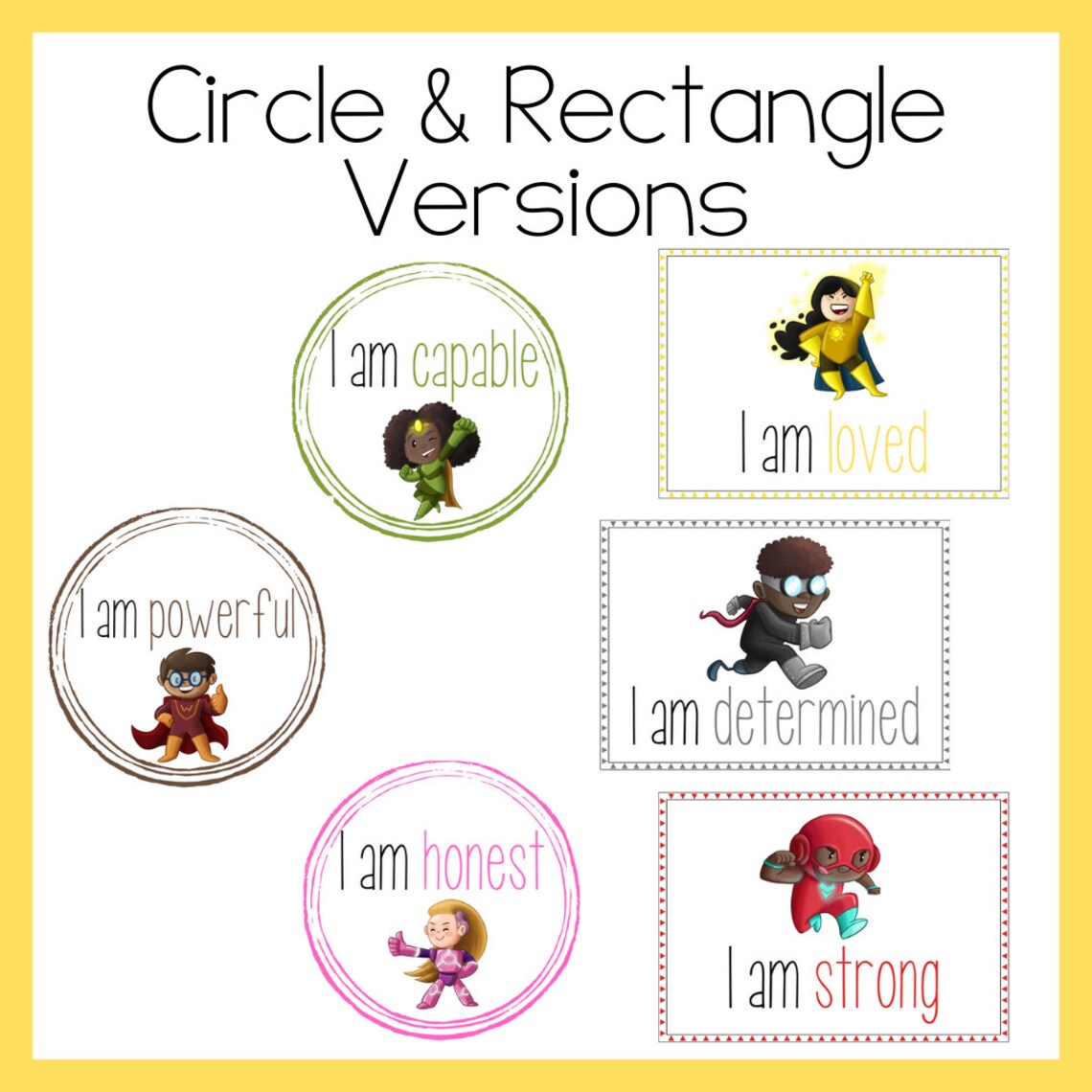 Affirmation Avengers Affirmation Mirror Station SEL, Self-esteem ...