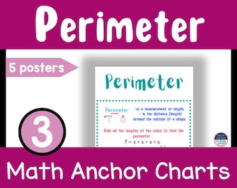 3rd Grade Math Interactive Anchor Charts full Year 40 Pages - Etsy