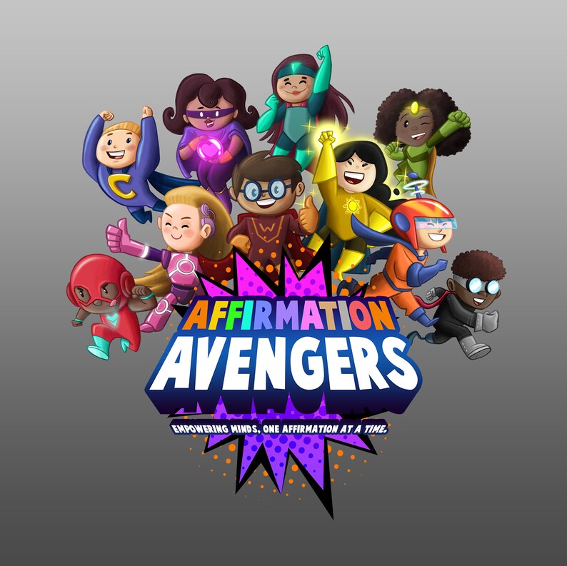 Affirmation Avengers Pencil Bag SEL, Self-love, & Self-esteem Support ...