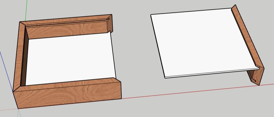 DIY Hidden Storage Box Woodworking Project Build Instructions - Etsy