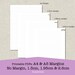 Printable Lined Paper Bundle PDF | US Letter, Half Letter, A4 A5 | Note ...