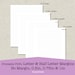 Printable Lined Paper Bundle PDF | US Letter, Half Letter, A4 A5 | Note ...