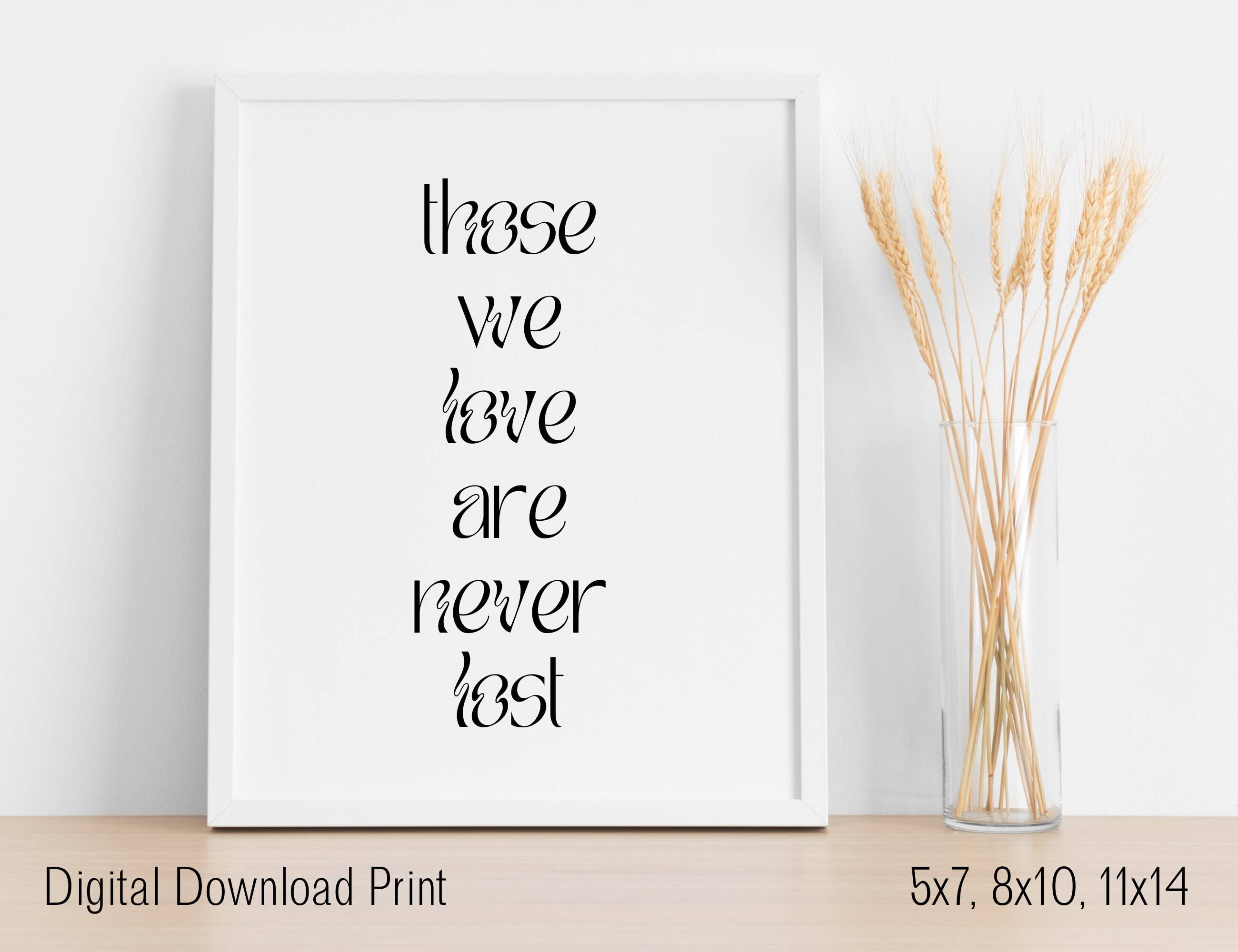 Grief Wall Art Sympathy Printable Grief Quote Print - Etsy