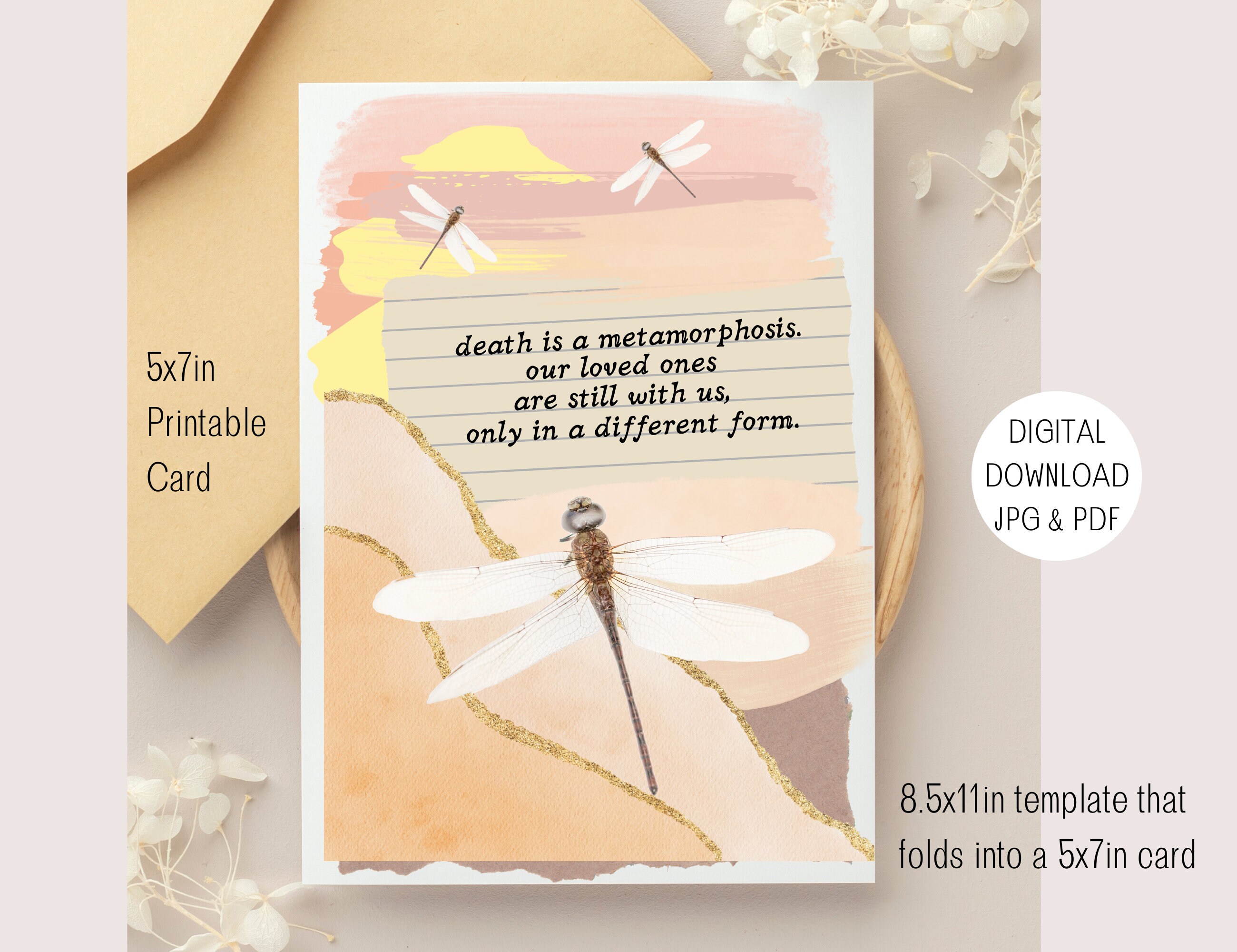 Printable Sympathy Card Condolences Card Printable Grief - Etsy