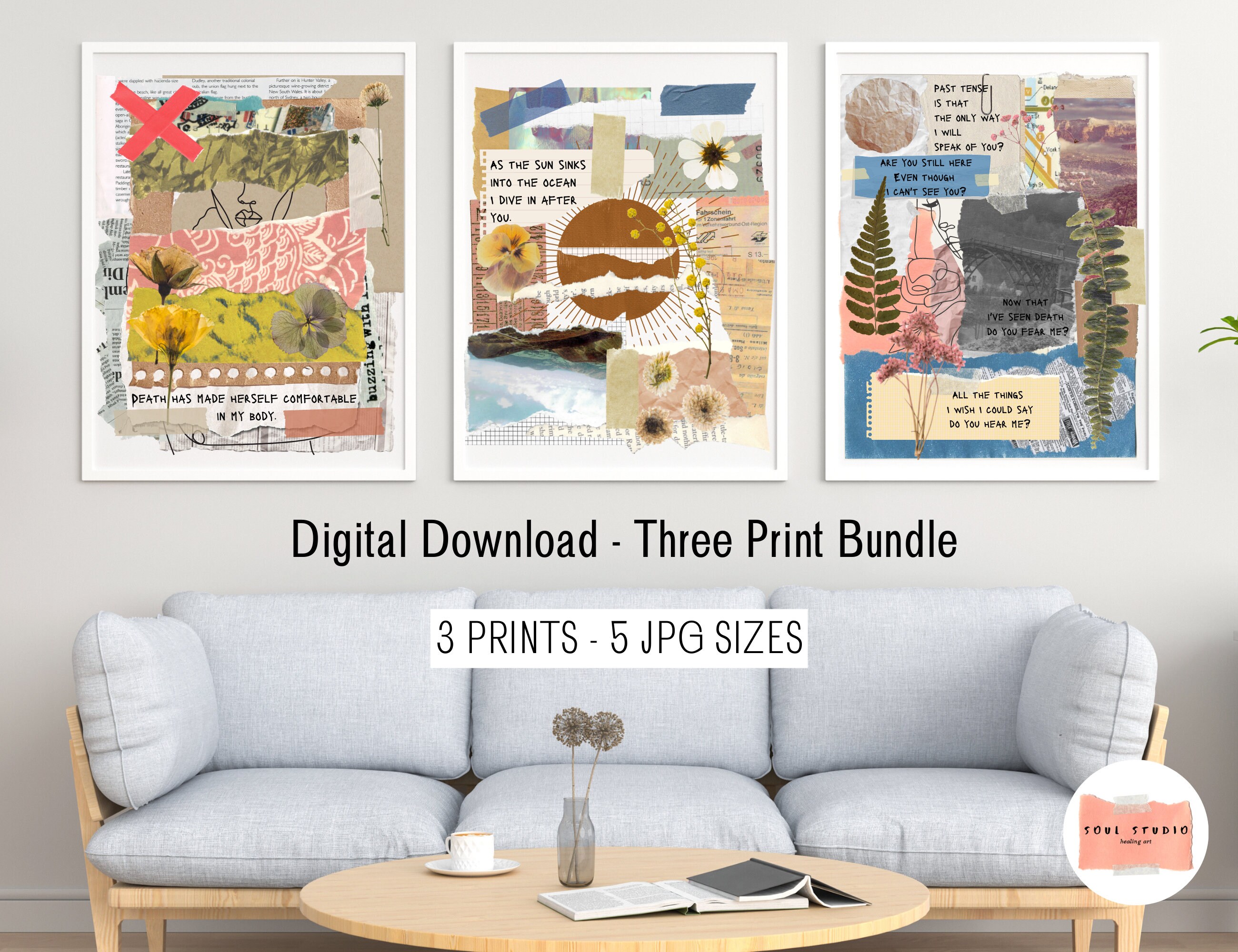 Grief Wall Art Sympathy Printable Grief Quote Print - Etsy