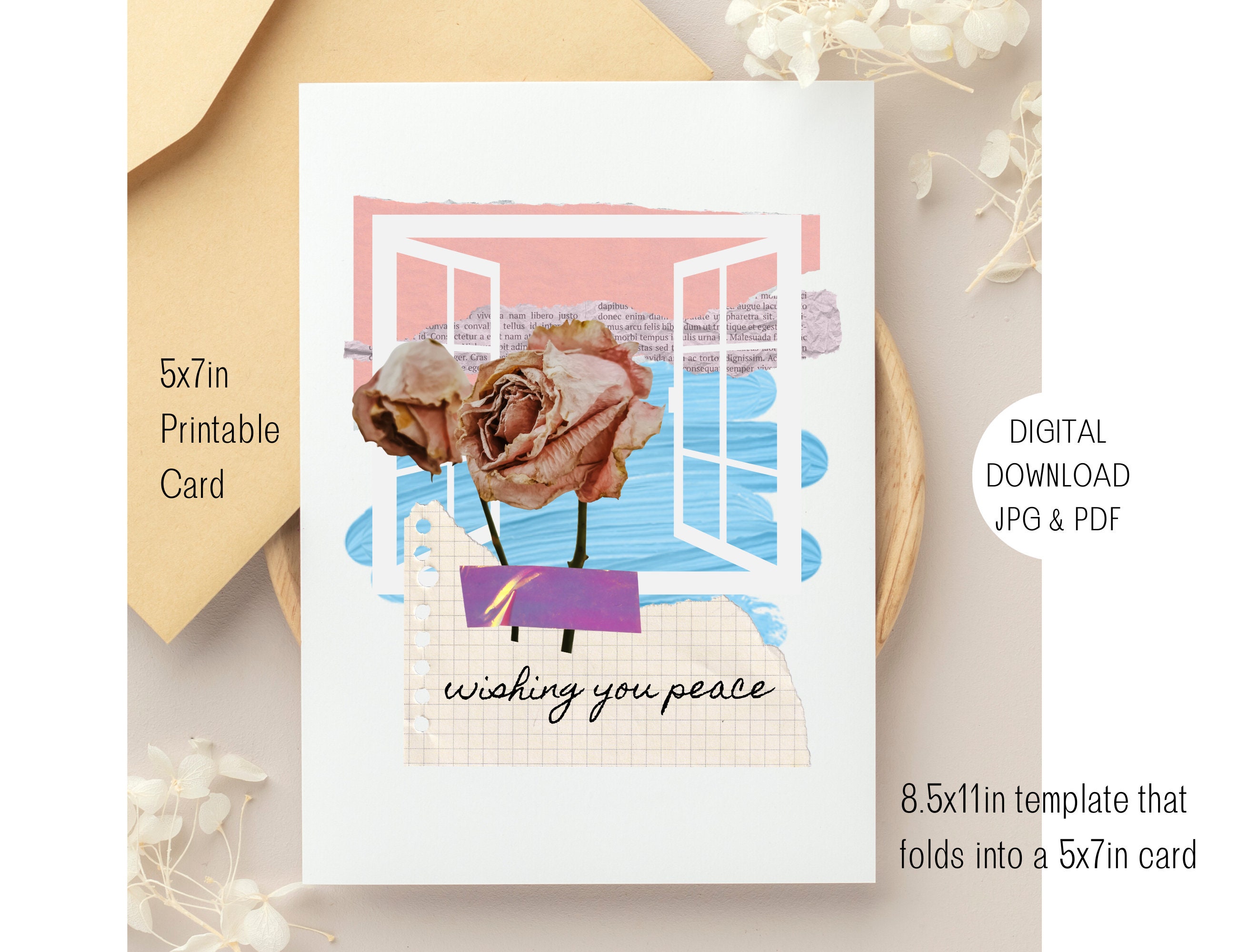 Printable Sympathy Card Condolences Card Printable Grief - Etsy