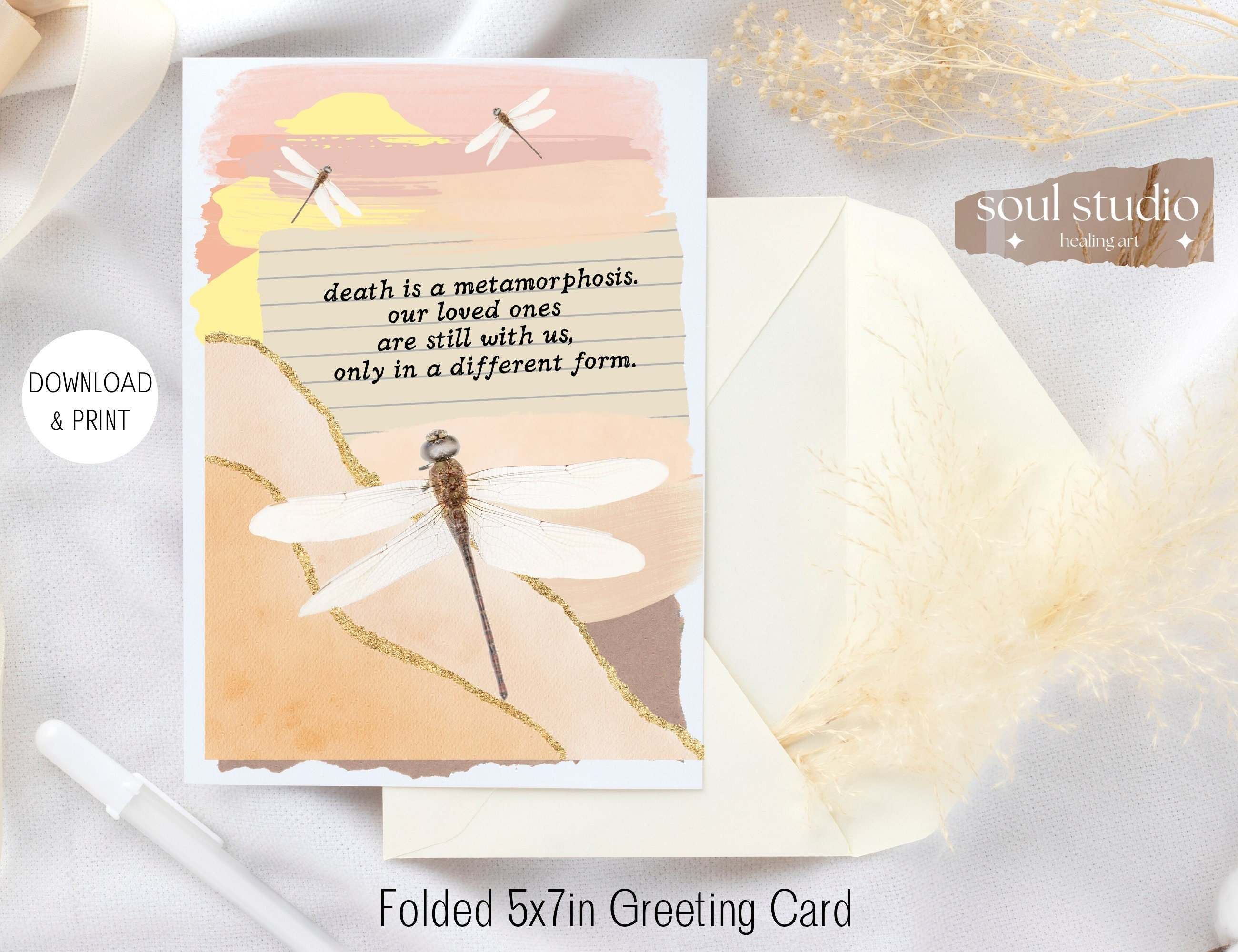 Printable Sympathy Card Condolences Card Printable Grief - Etsy