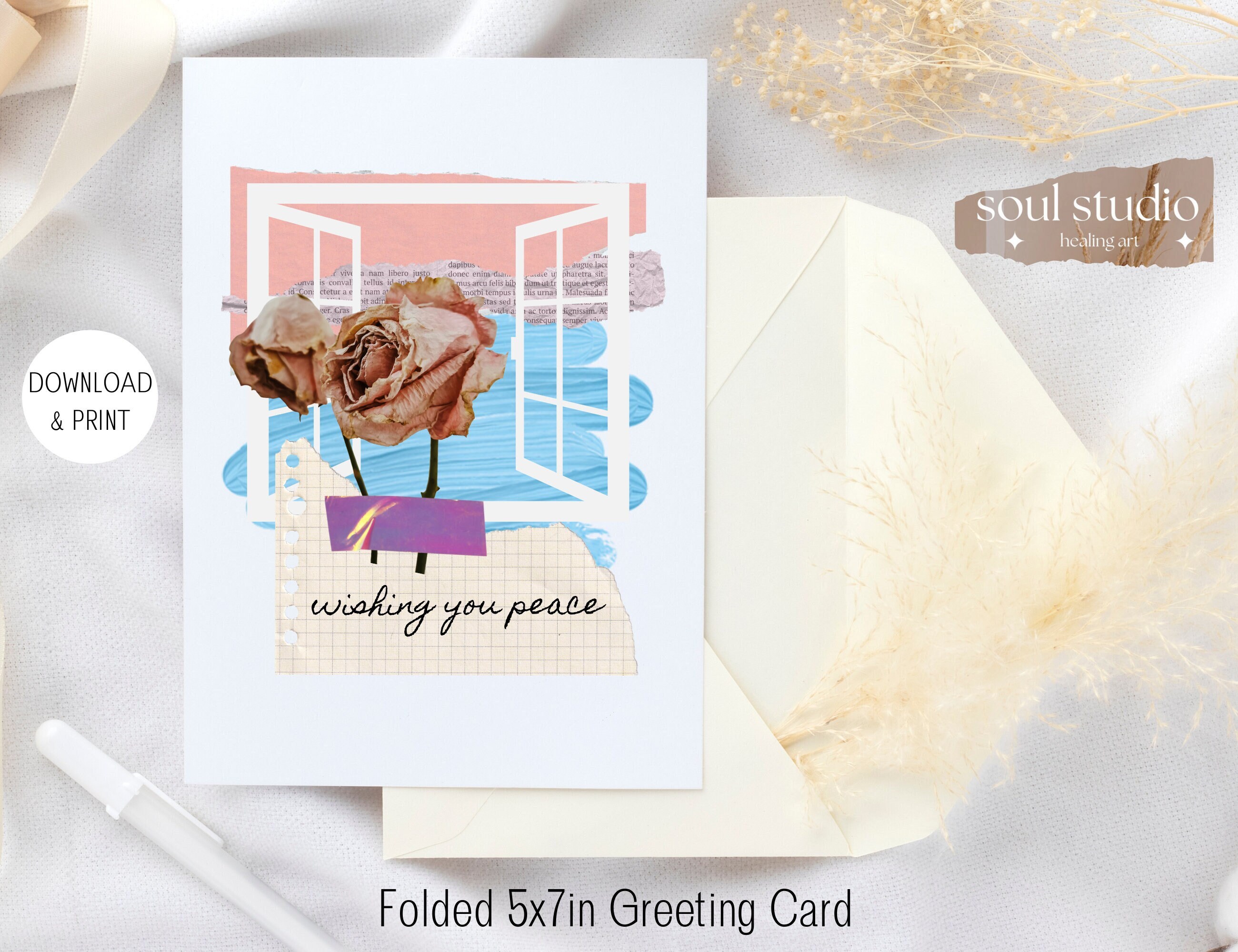 Printable Sympathy Card Condolences Card Printable Grief - Etsy