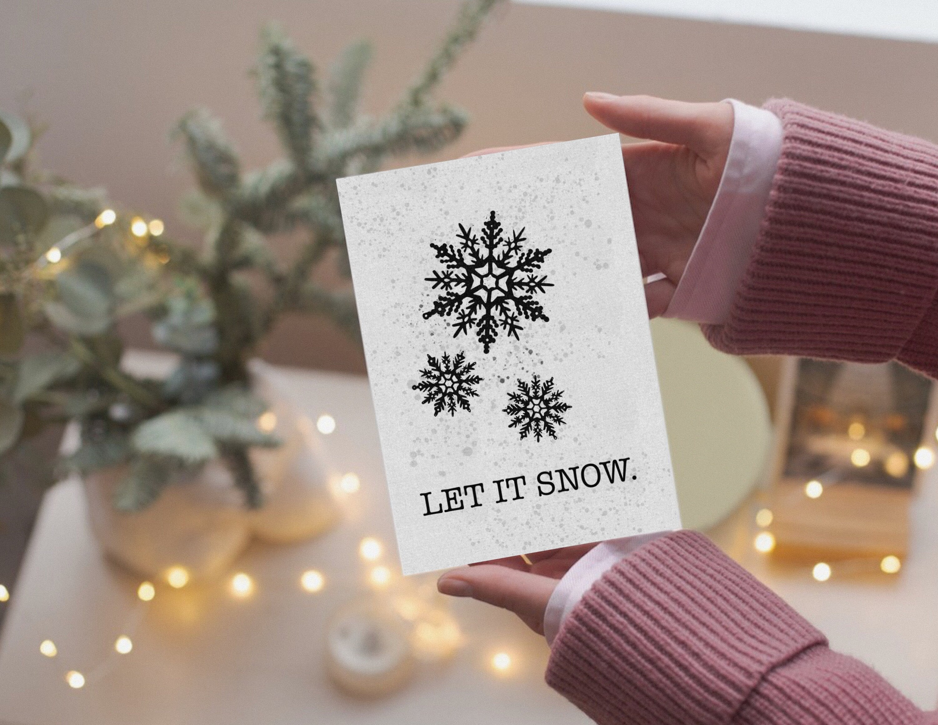 Printable Holiday Card 5x7 Greeting Card Instant - Etsy