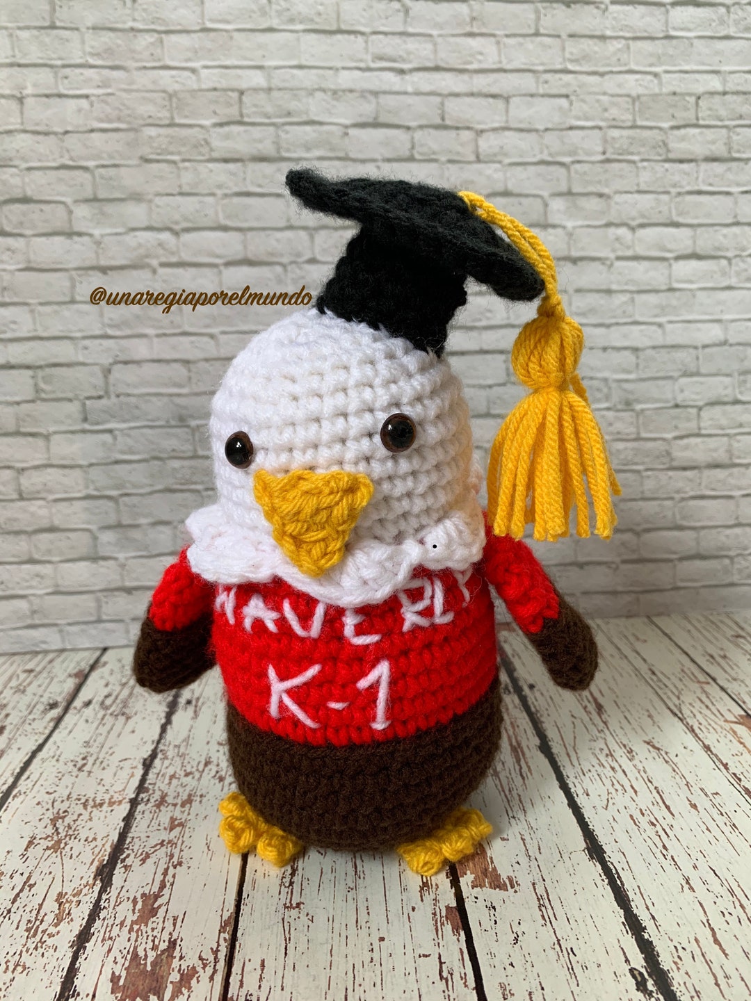 Graduation Eagle Amigurumi - Etsy