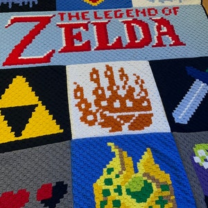 Gamer Crochet Blanket Fantasy Epic Open World - Etsy