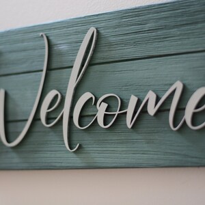 Minimalist Welcome Sign With Flowers - Etsy