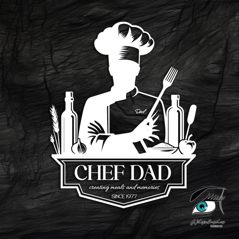 Customizable Chef Dad Pantry Door Decal, Father's Day Gift - Etsy