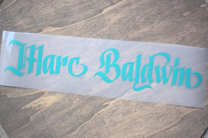 Custom Signature Name Decal, Sticker, Vinyl for Semi Truck, Car - Etsy