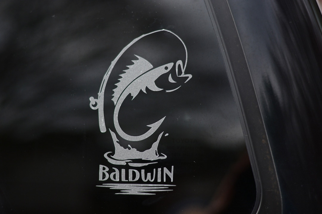 Personalized Fishing Window Decal "etched" Vinyl - Etsy
