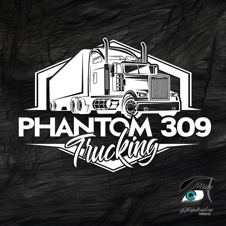 Large Custom Semi Truck Logo Decal Sticker Label - Etsy