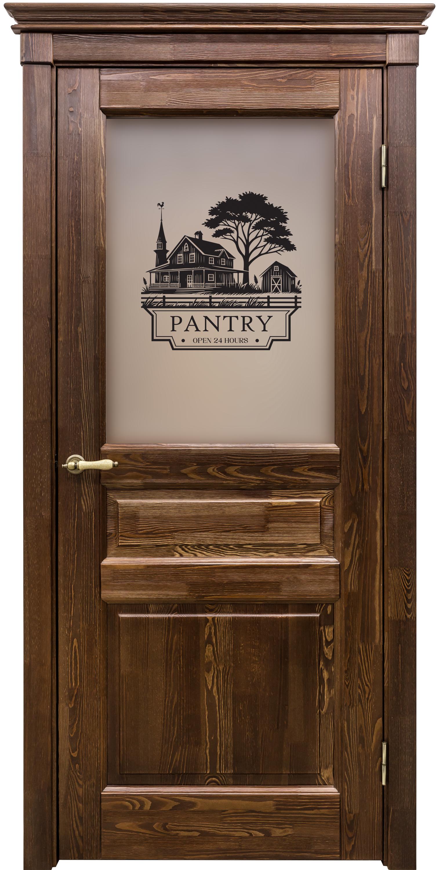 Customizable Pantry Door Decal Sticker Label, Farmhouse Scene - Etsy