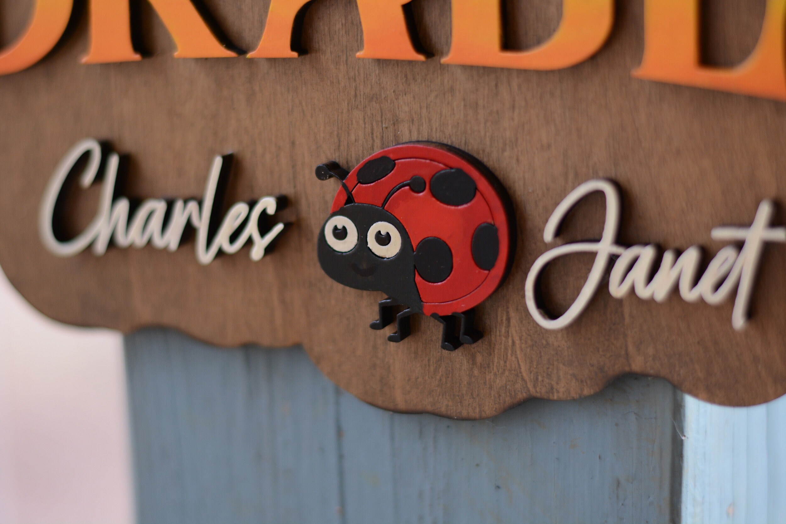 Customizable Beachy Backyard, Porch, Patio, Painted Wood Sign - Etsy