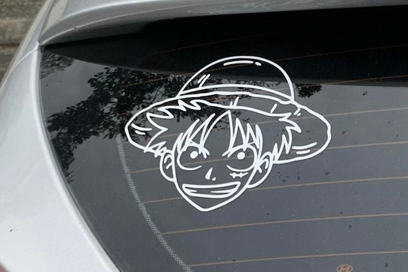 One Piece Luffy Decal - Etsy