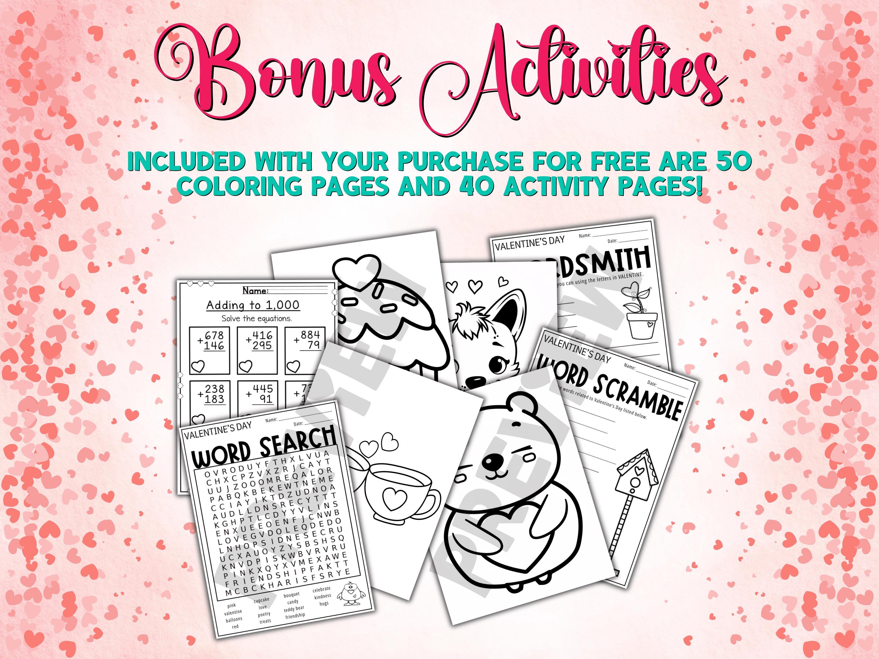 Valentine's Day Classroom Party Bundle Teacher Planning Kit With Parent ...