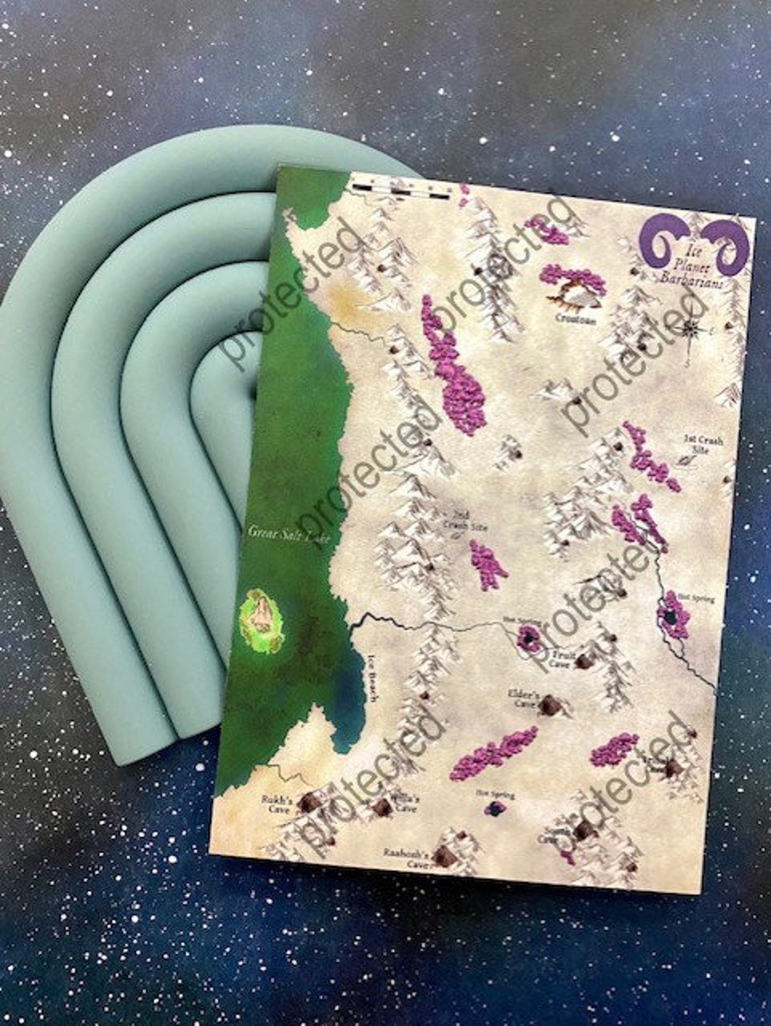 Unofficial Ruby Dixon Ice Planet Barbarians Series Map Ice Planet Map ...