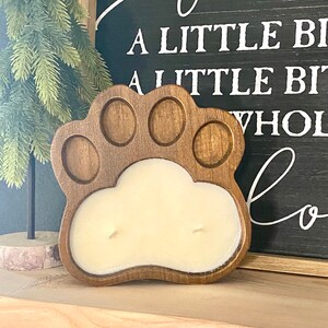 Paw Print Candle | Dog Paw Candle | Dog Candle | Cat Candle | Handmade ...