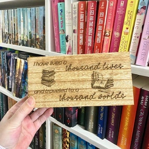 Medium Bookmark Storage Box Laser Engraved Bookmark Storage Box ...