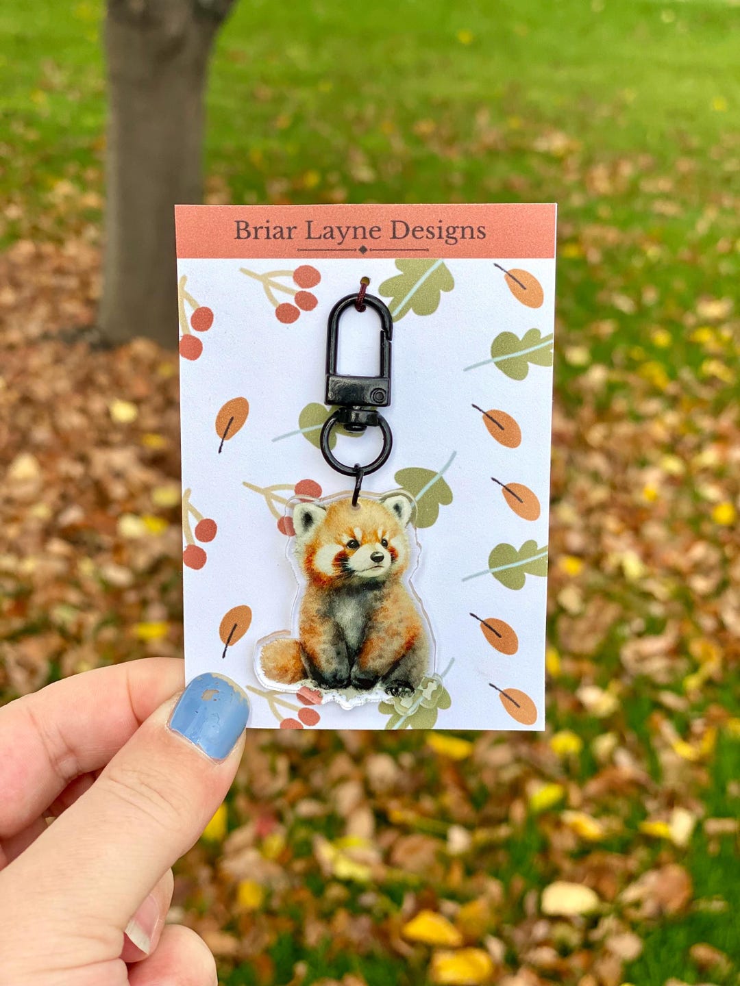 Red Panda Keychain | Red Panda Gifts | Red Panda | Trash Panda Keychain ...