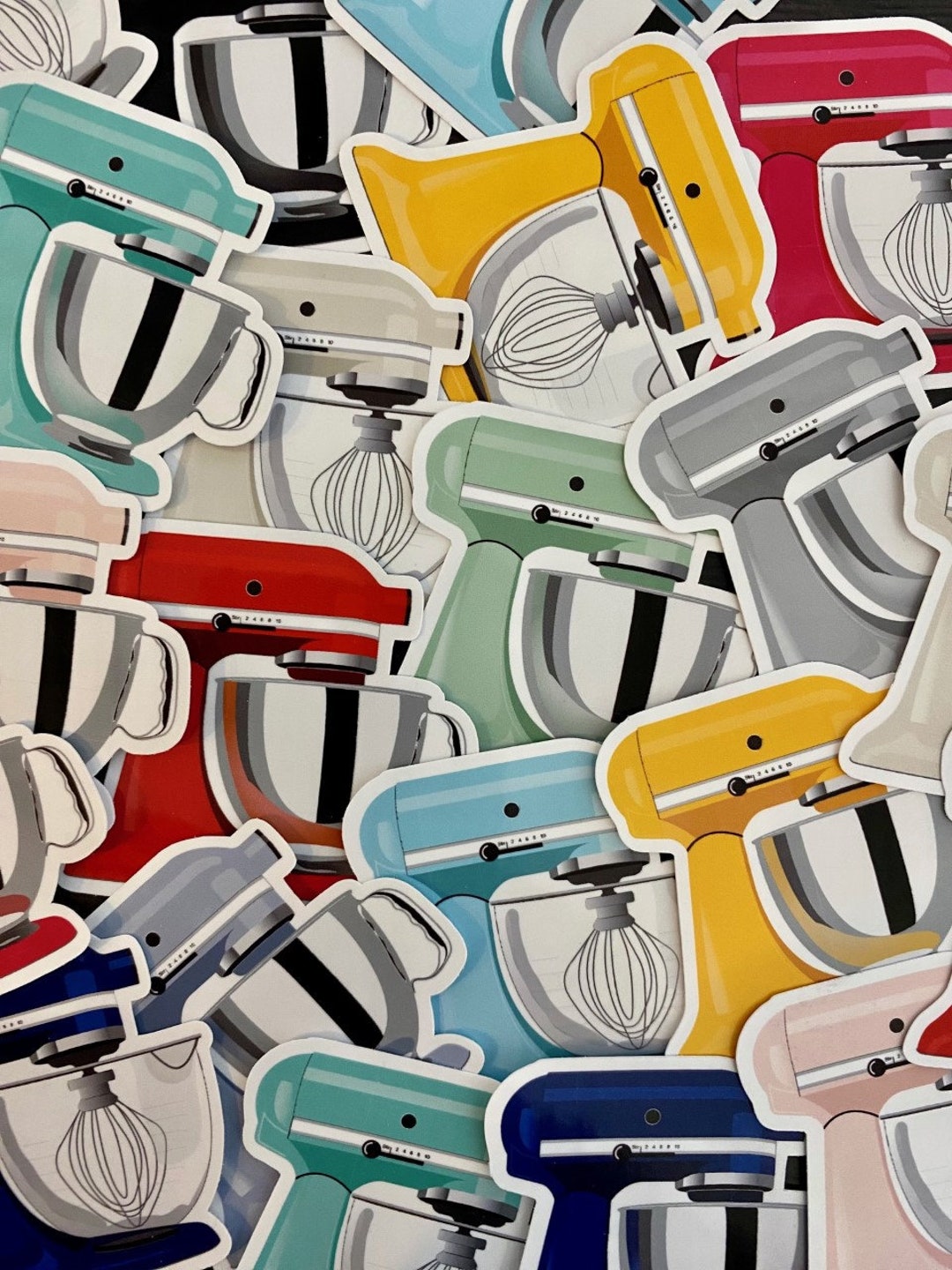 Super Cute Vinyl Stand Mixer Stickers | Baker Stickers | Baker Gifts ...