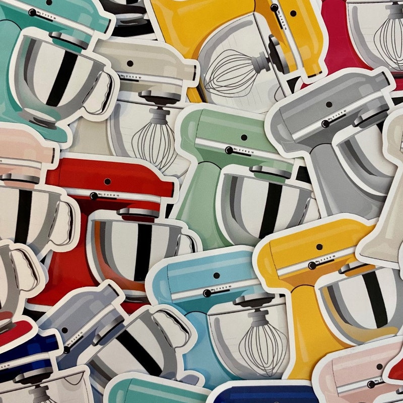 Stand Mixer Decal - Etsy