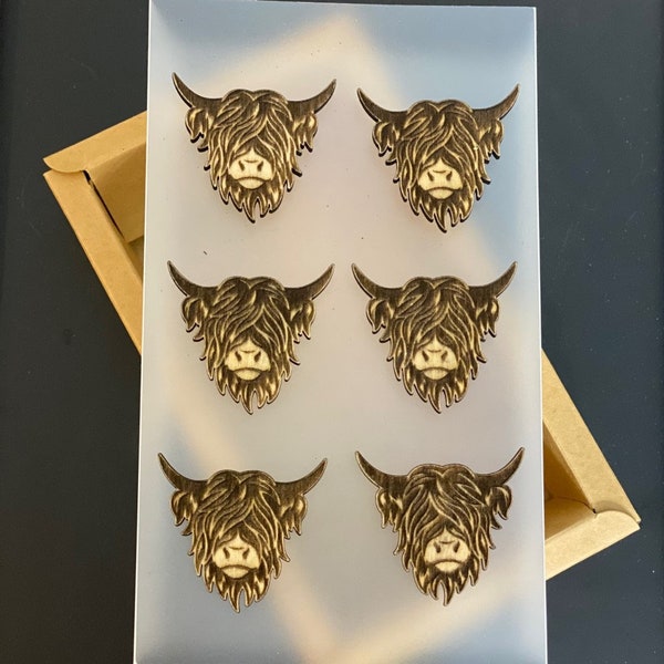 Highland Cow Refrigerator Magnets - Etsy