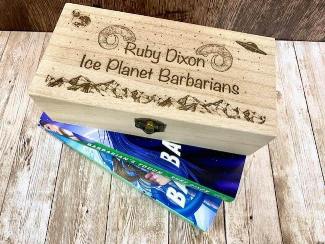 Unofficial Ruby Dixon Custom Engraved Bookmark Storage Box | Ice Planet ...
