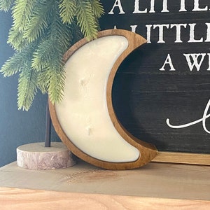 Moon Candle | Boho Moon Candle | Cottage Core Candle | Custom Candle ...