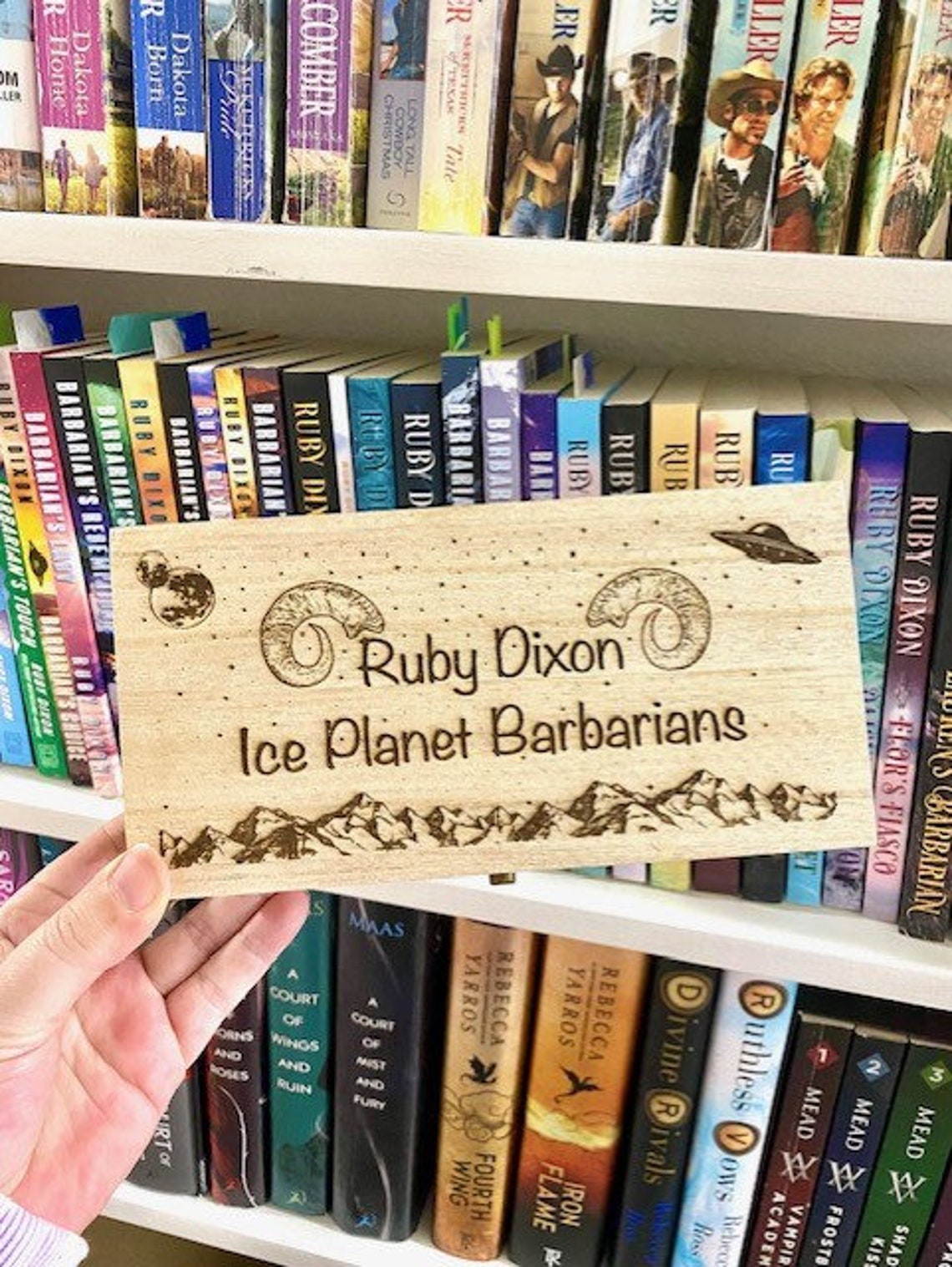 Unofficial Ruby Dixon Custom Engraved Bookmark Storage Box | Ice Planet ...
