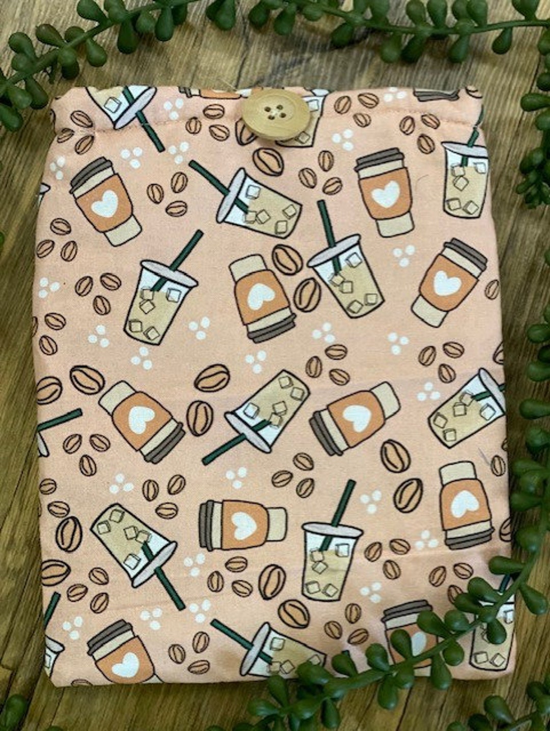 Coffee Kindle Sleeve Iced Coffee Kindle Paperwhite Sleeve Coffee Themed ...