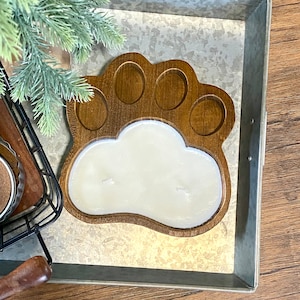 Paw Print Candle | Dog Paw Candle | Dog Candle | Cat Candle | Handmade ...