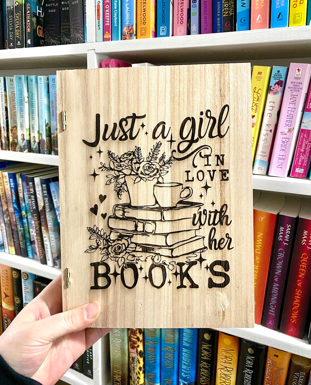 Wooden Bookmark Storage Box | Bookmark Holder | Wooden Book Box ...