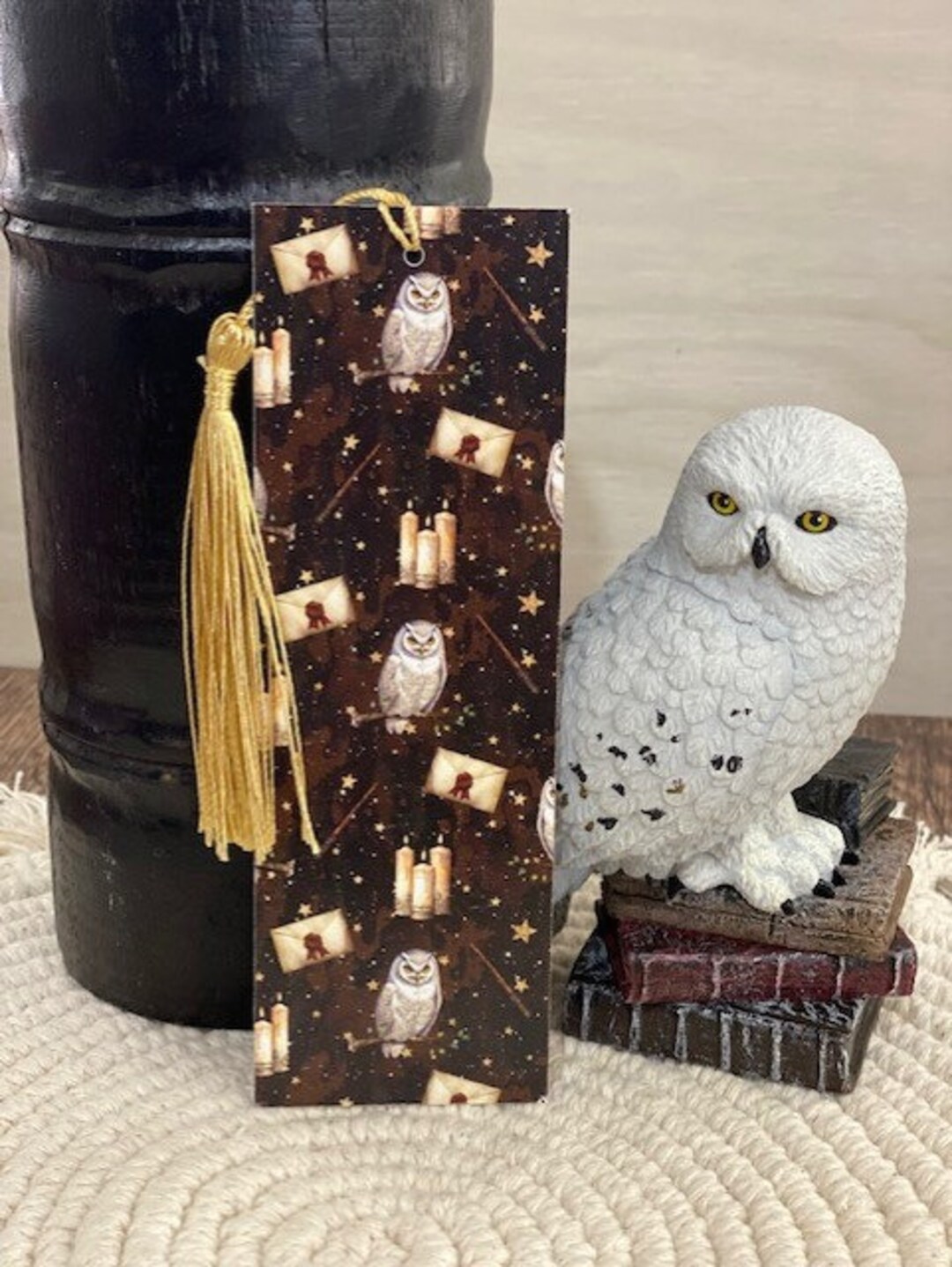 Wizard Bookmark | Wizard Gifts | Owl Bookmark | Gifts for Readers ...