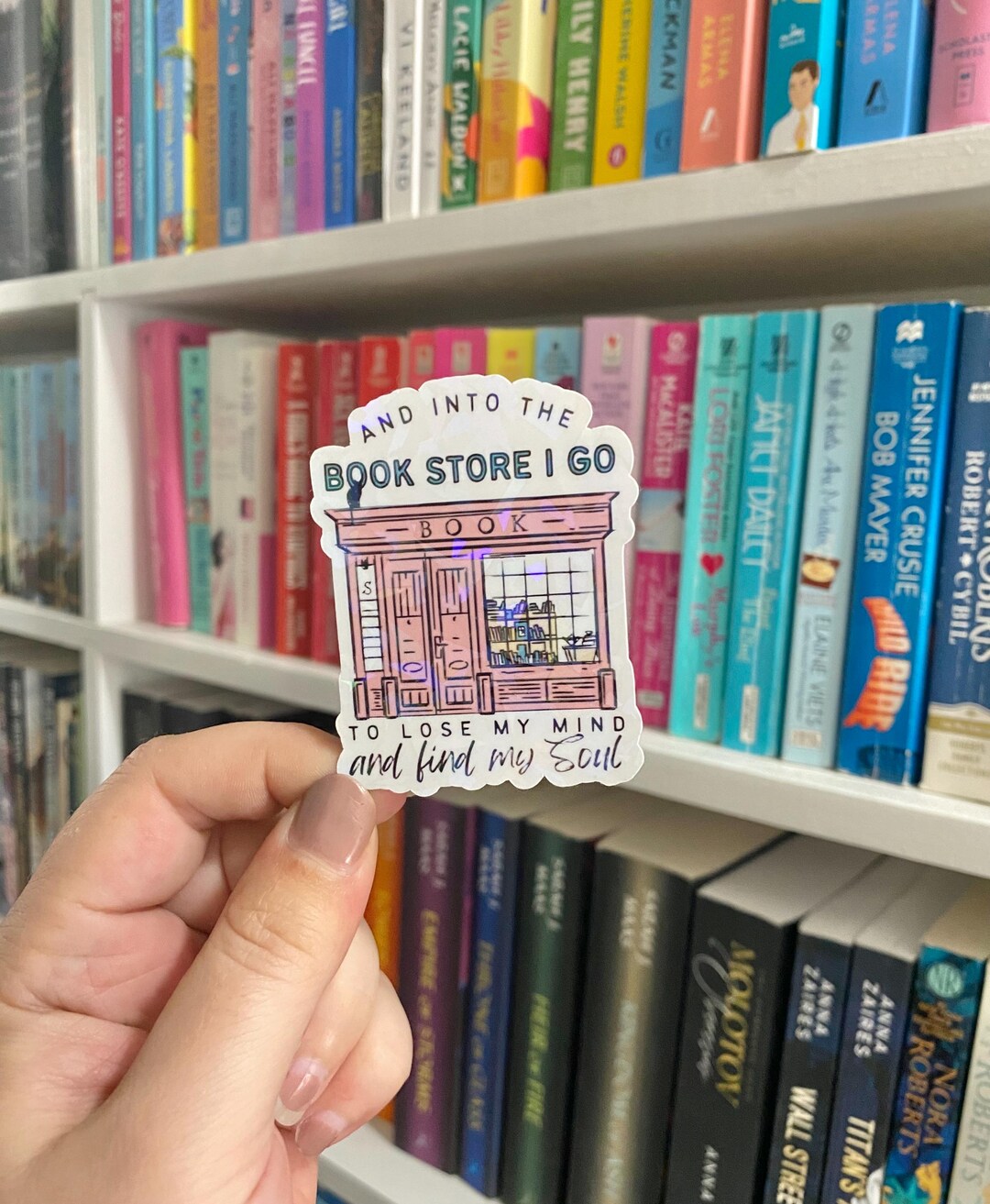 And Into the Bookstore We Go Sticker | Book Lover Gifts |book Lover ...
