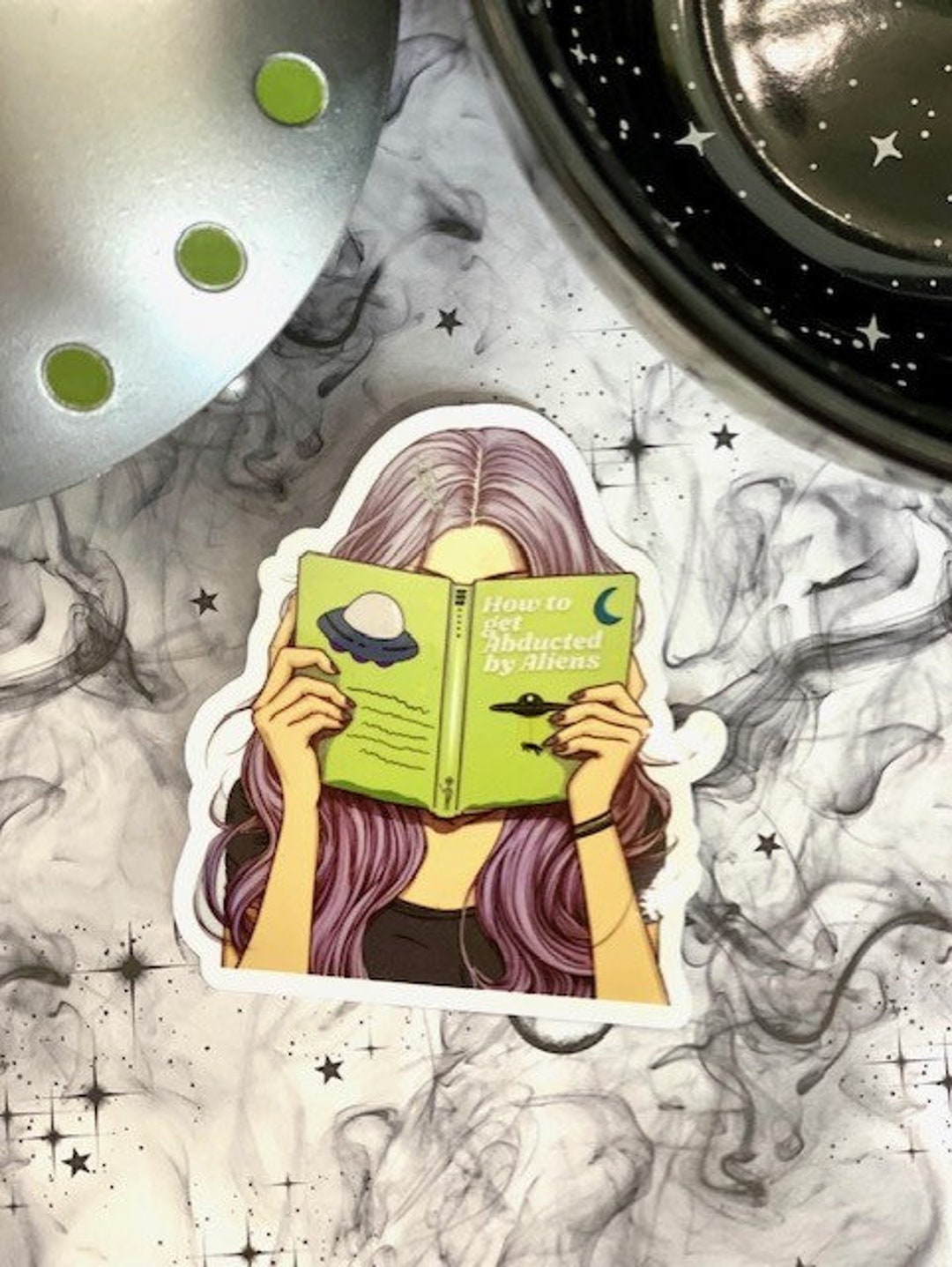 Vinyl Alien Smut Book Stickers How to Get Abducted by an Alien Sticker ...
