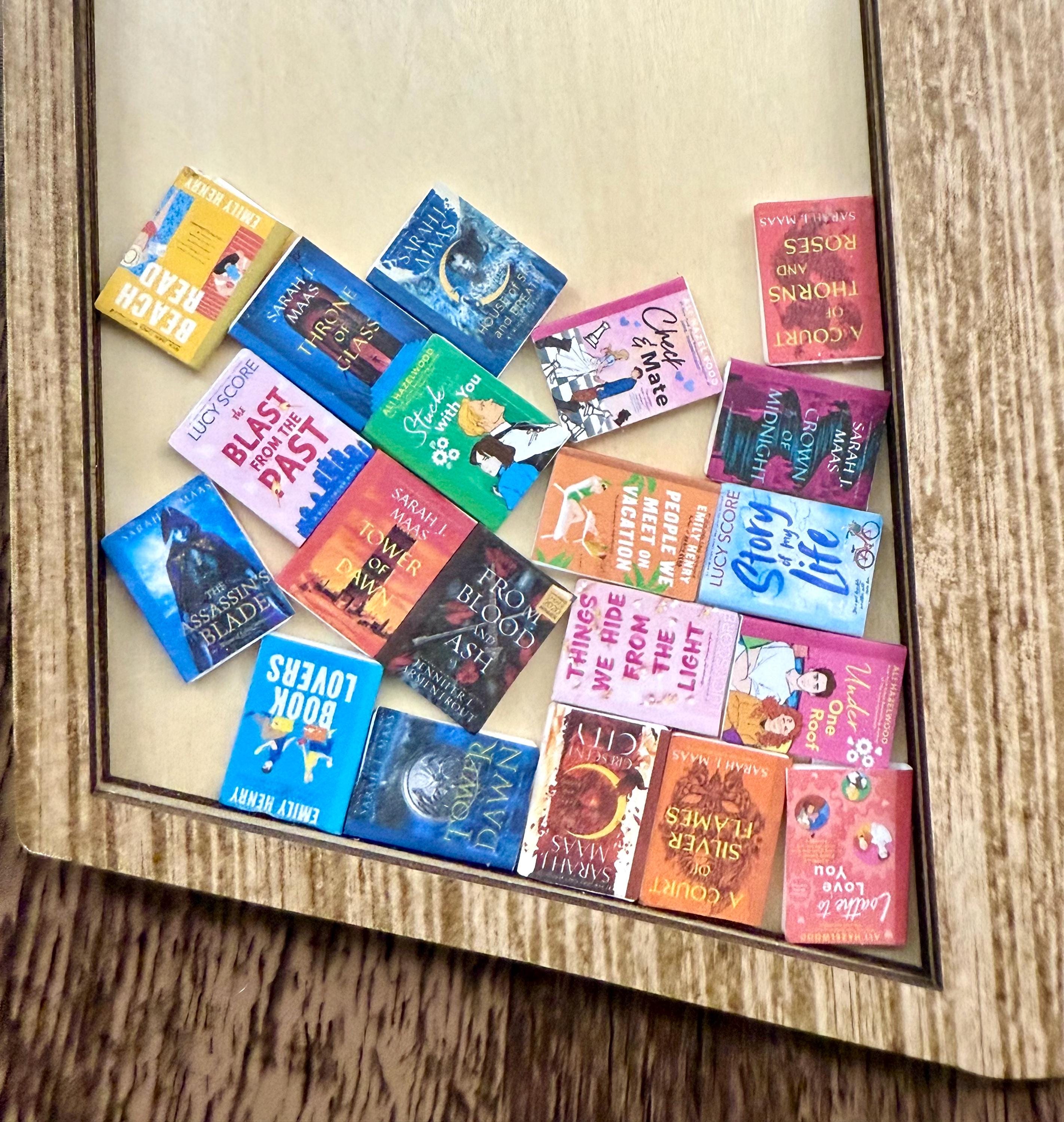 Mini Book Storage | Mini Book Keeper | Mini Book Slide in Shadow Box ...